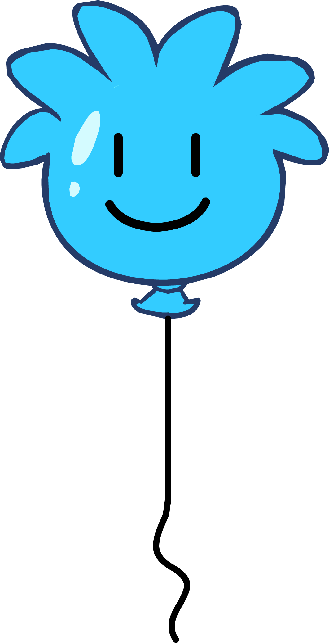 Download Blue Puffle Balloon Icon - Wiki - Full Size PNG Image - PNGkit
