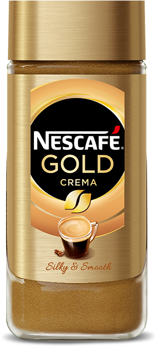 Download Nescafe Gold Crema Instant Coffee - Full Size PNG Image - PNGkit