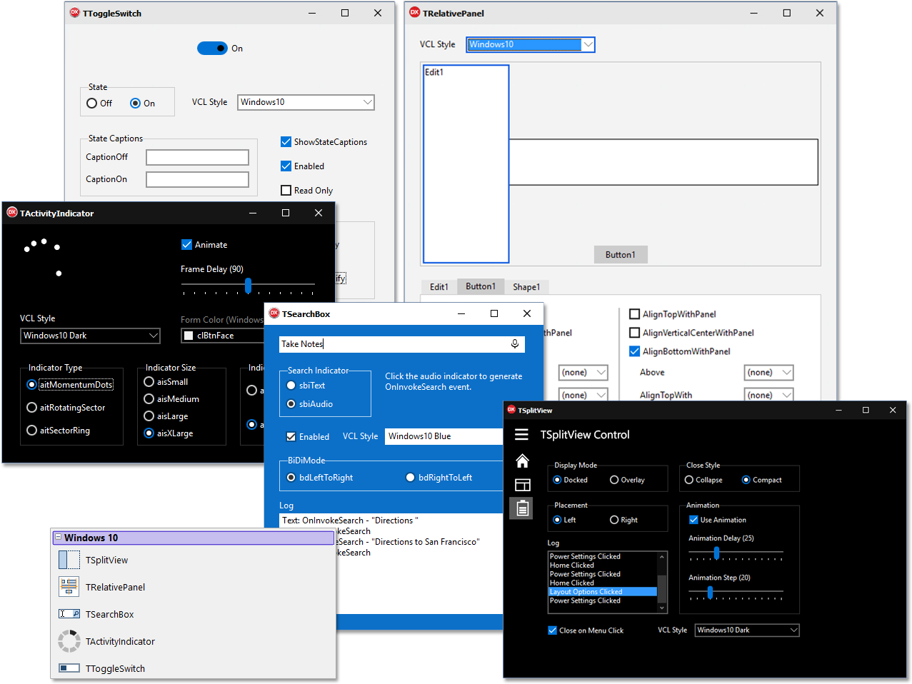 Download Modern Windows 10 Controls Everywhere - Embarcadero Rad Studio 10 Seattle Architect ...
