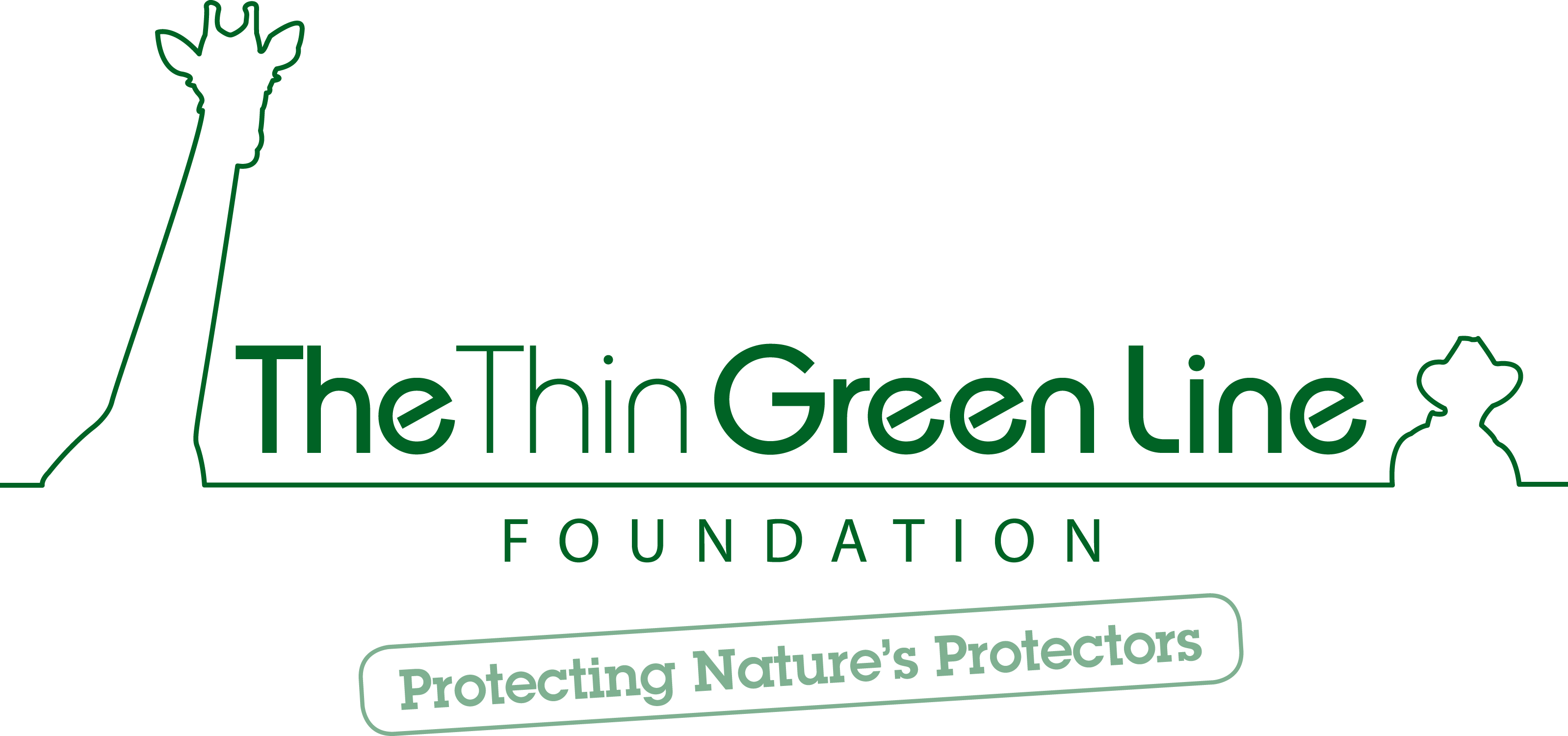 Download Tglf Logo With Slogan - Thin Green Line Logo - Full Size PNG ...