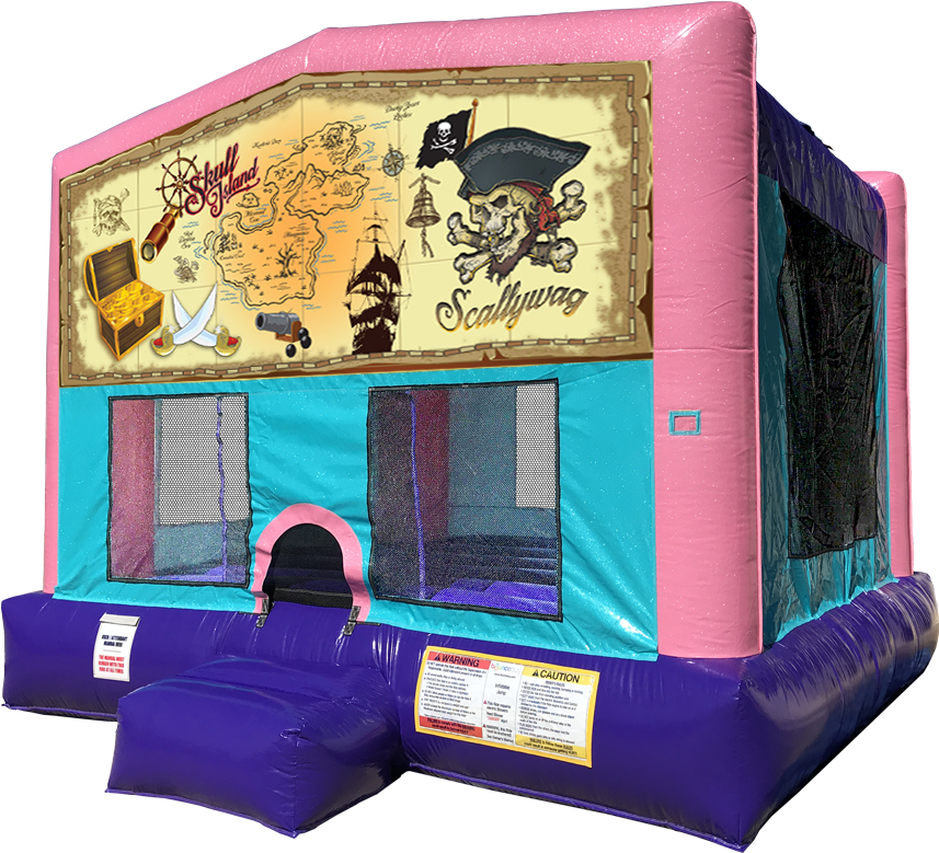 Download Pirate Sparkly Pink Bounce House Rentals In Austin - Austin ...