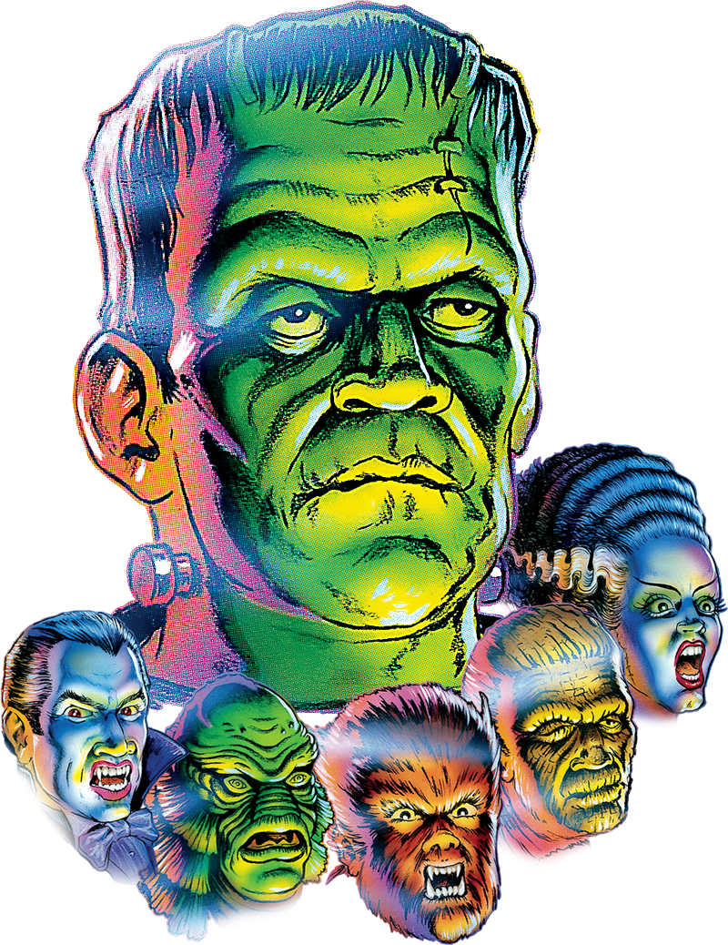 Download Click To Enlarge Image 7 Mb Head Group - Monster Bash - Full Size PNG Image - PNGkit