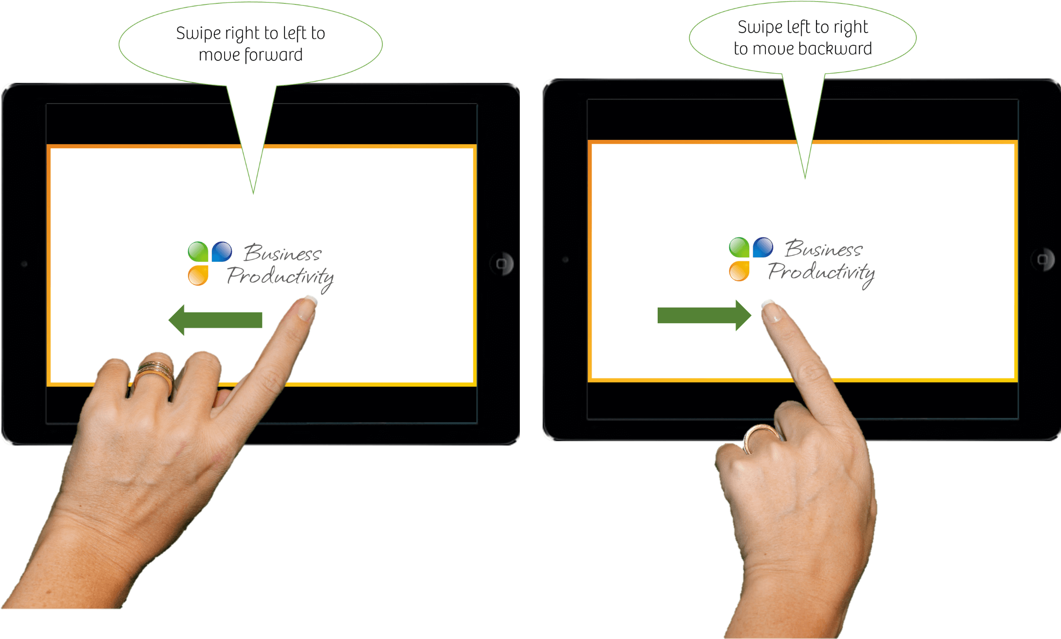 Download Swipe Back And Forth On Powerpoint For Ipad - Apple Ipad ...