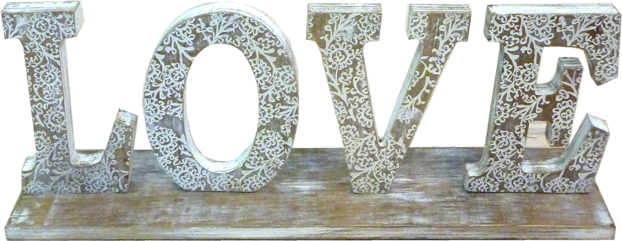 Download Rustic Wooden Love Sign - Love - Full Size PNG Image - PNGkit
