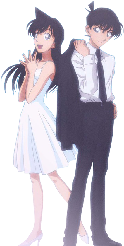 Download Ran Shinichi Render - Conan Shinichi Und Ran - Full Size PNG ...