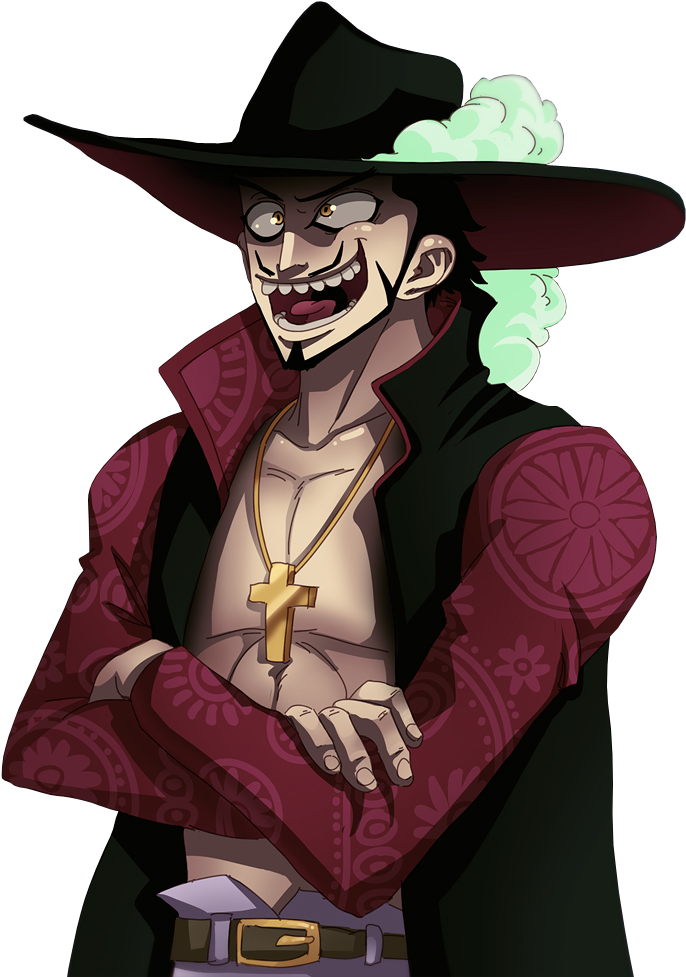 Download One Piece Mihawk - Full Size PNG Image - PNGkit