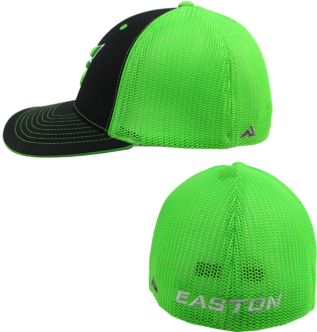 Download Easton Hat By Pacific Black/neon Green/black/white/ - Baseball ...