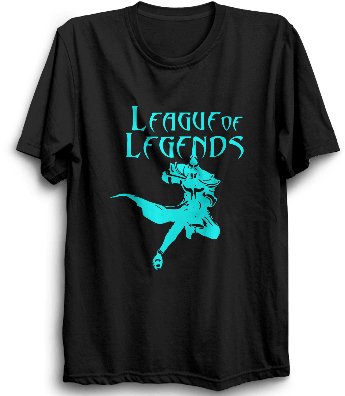 Download Tap To Expand - Black T Shirt League Of Legends - Full Size ...