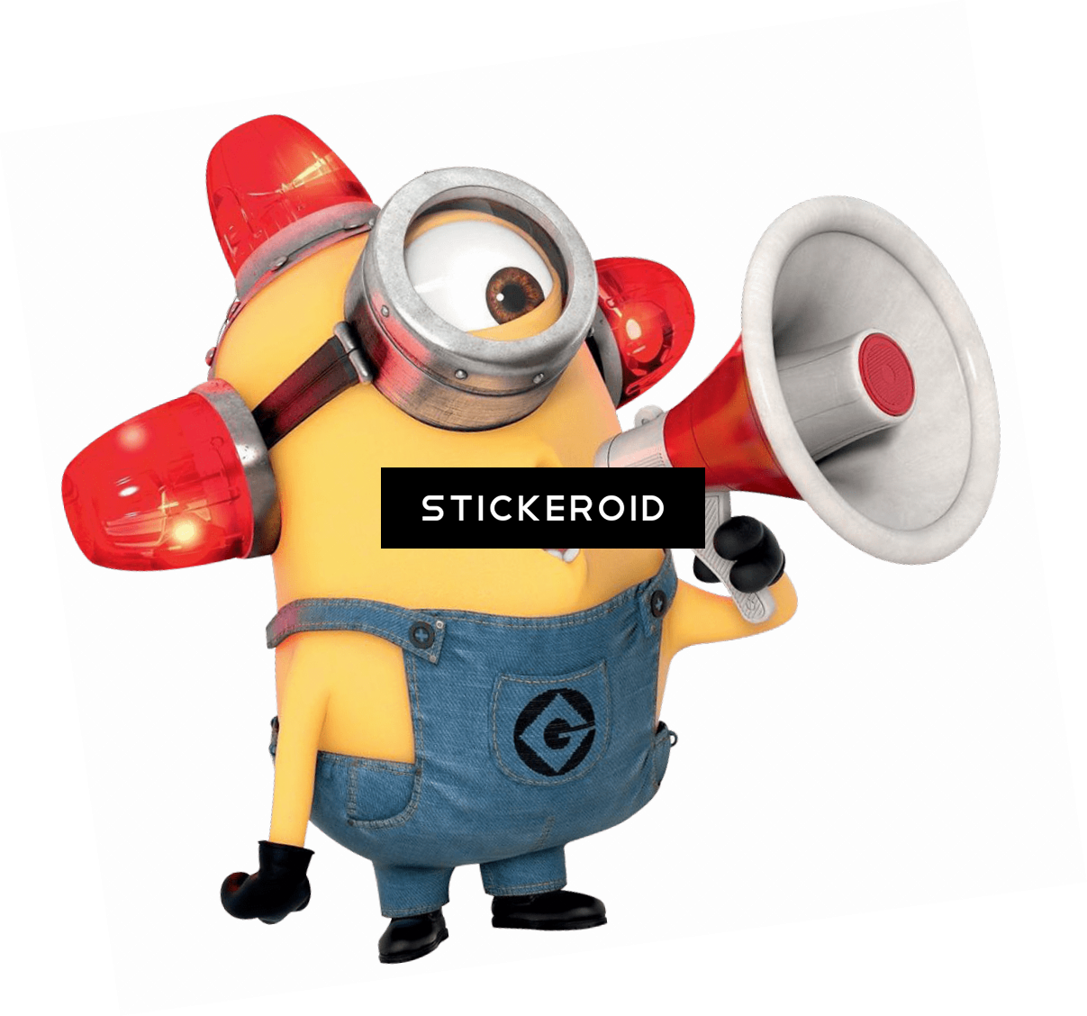 Download Minion Shouting - Full Size PNG Image - PNGkit