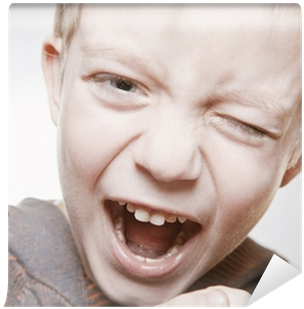 Download Portrait Of A Young Boy Screaming Wall Mural • Pixers ...