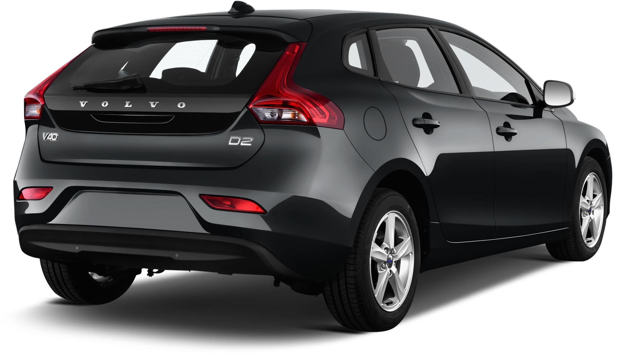 Download Volvo V40 Company Car Rear View - Full Size PNG Image - PNGkit