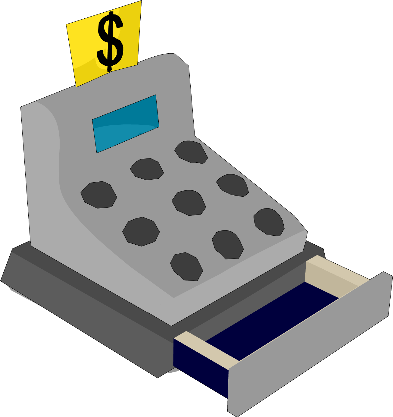 Download Cash Register 14 - Gadget - Full Size PNG Image - PNGkit