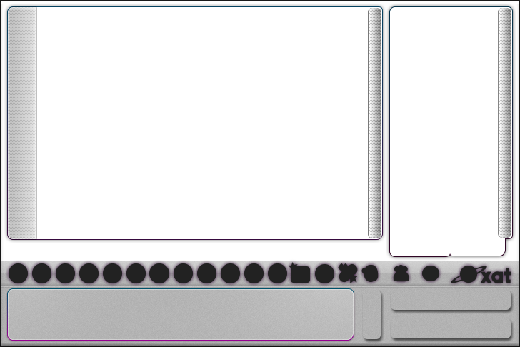 Download Xat Chat Template - Personal Computer - Full Size PNG Image ...