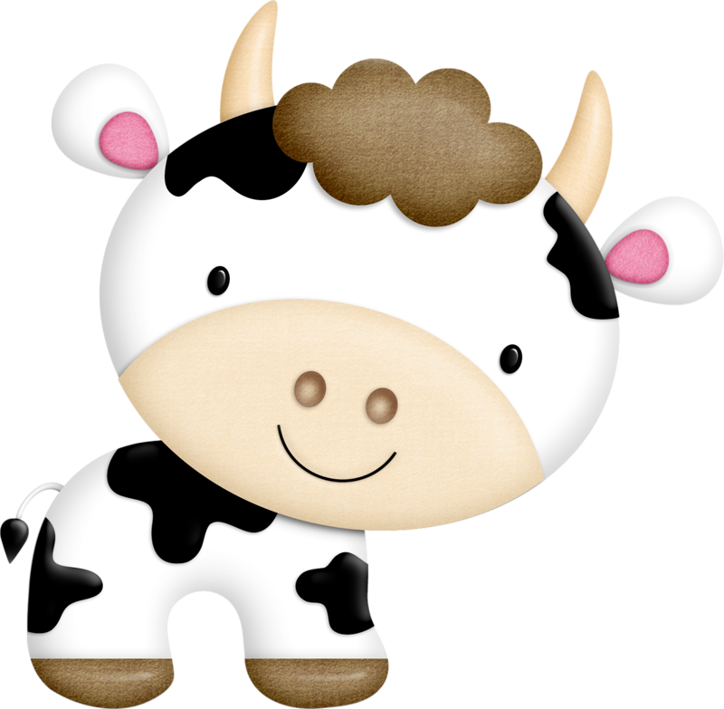 Download Cow - Cute Farm Animals Png - Full Size PNG Image - PNGkit