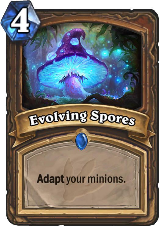Download Evolving Spores Card - Omega Assembly Hearthstone - Full Size ...