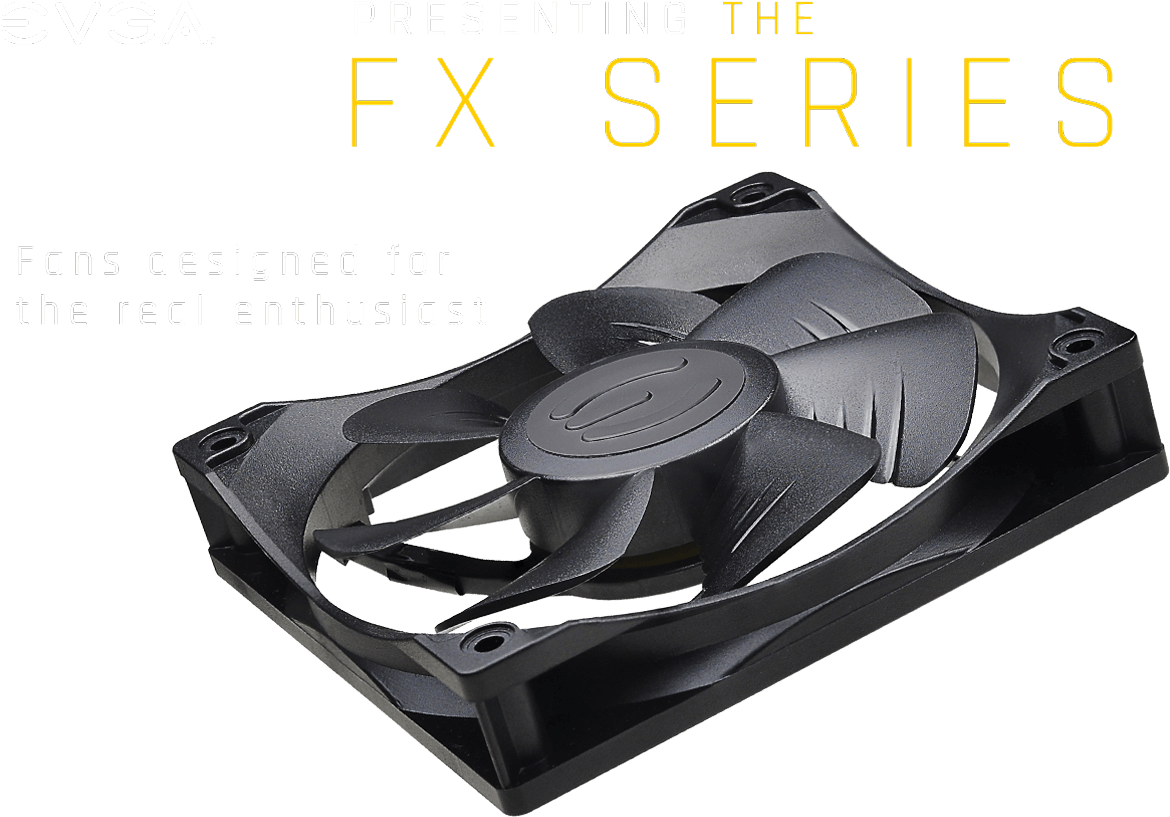 Download Evga Fx-series Fans - Evga Fx12 Case Fan - Full Size PNG Image ...