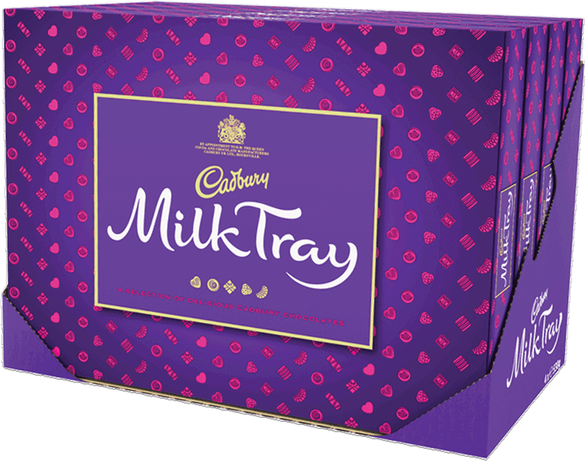 Download Cadbury Milk Tray 530g - Full Size PNG Image - PNGkit