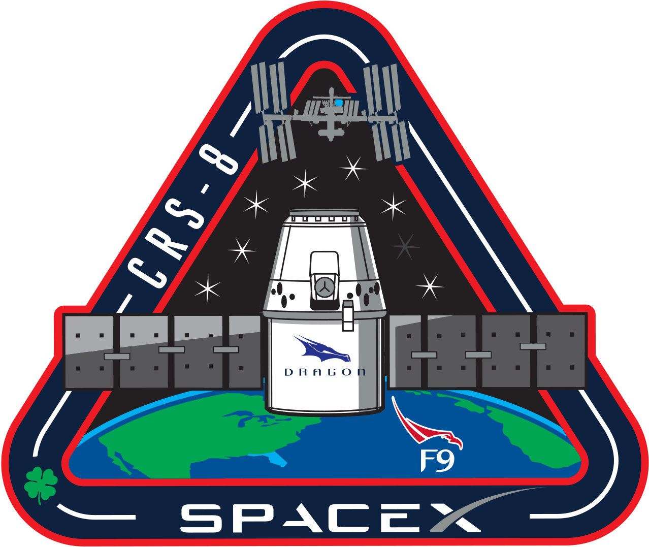 Download Patch For The Spacex Crs-8 Mission To The Iss - Crs 8 Mission ...