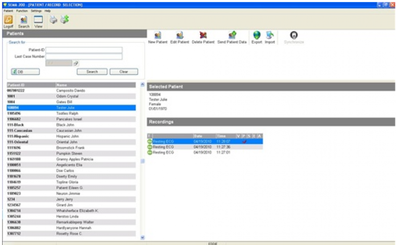 Download Sema-200 Data Management System - Schiller Sema-200 Data ...