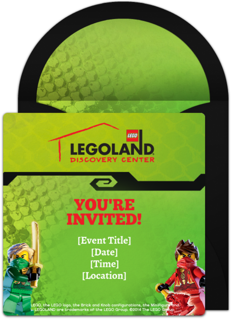 Download Ninjago Online Invitation - Legoland Ticket, Adult (ages 13 ...