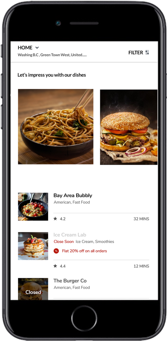 Download Postmates Like App Development - Mobile App - Full Size PNG ...