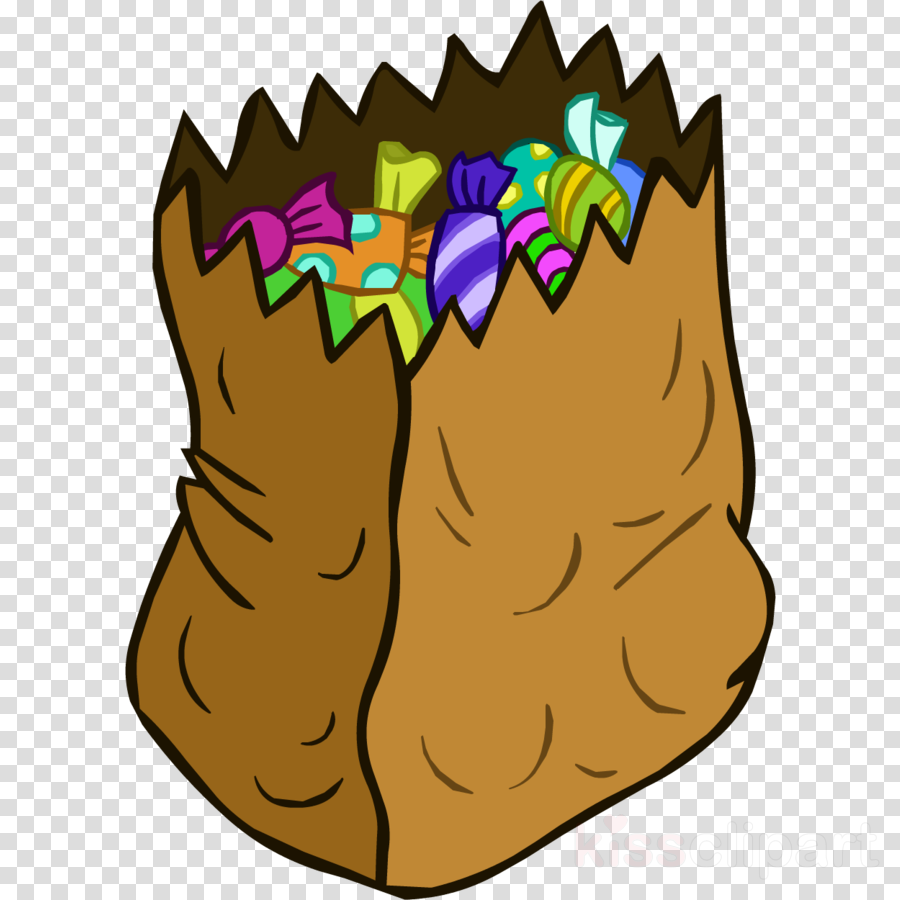 Download Clipart Bag Of Sweets - Full Size PNG Image - PNGkit