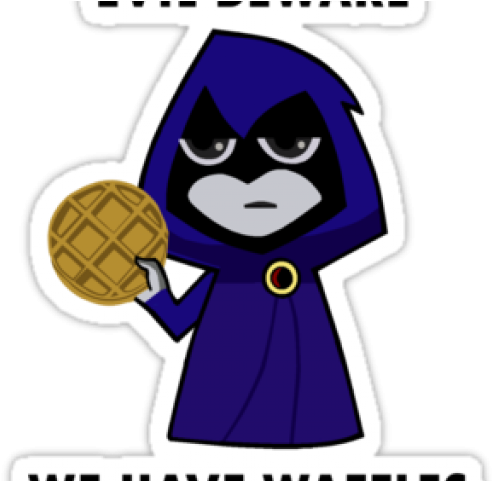 Download Raven Clipart Evil - Evil Beware We Have Waffles - Full Size ...