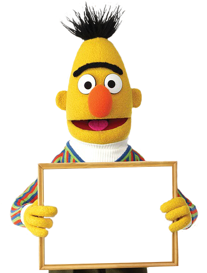 Download Bert-4 - Sesame Street Head Png - Full Size PNG Image - PNGkit