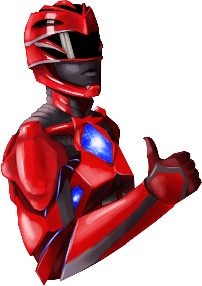 Download Red Power Ranger Sticker - Bare Tree Media Inc. - Full Size ...