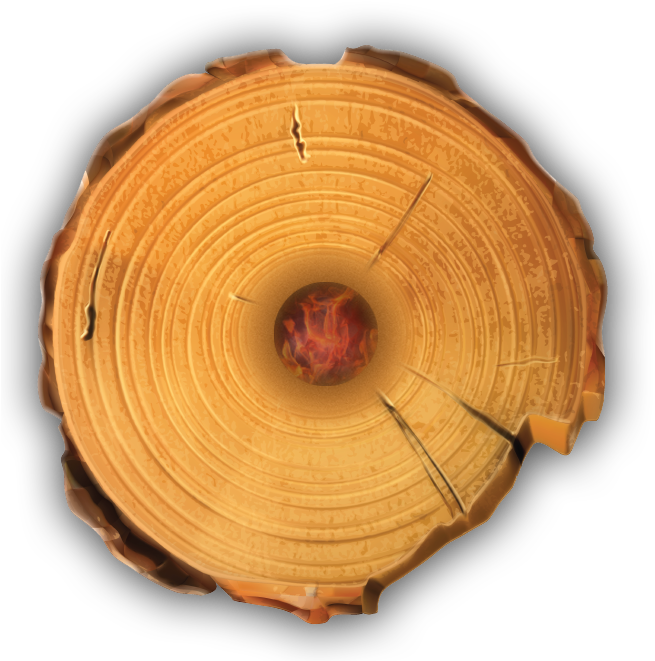 Download Timber Tote Log Top View - Tree Stump - Full Size PNG Image ...