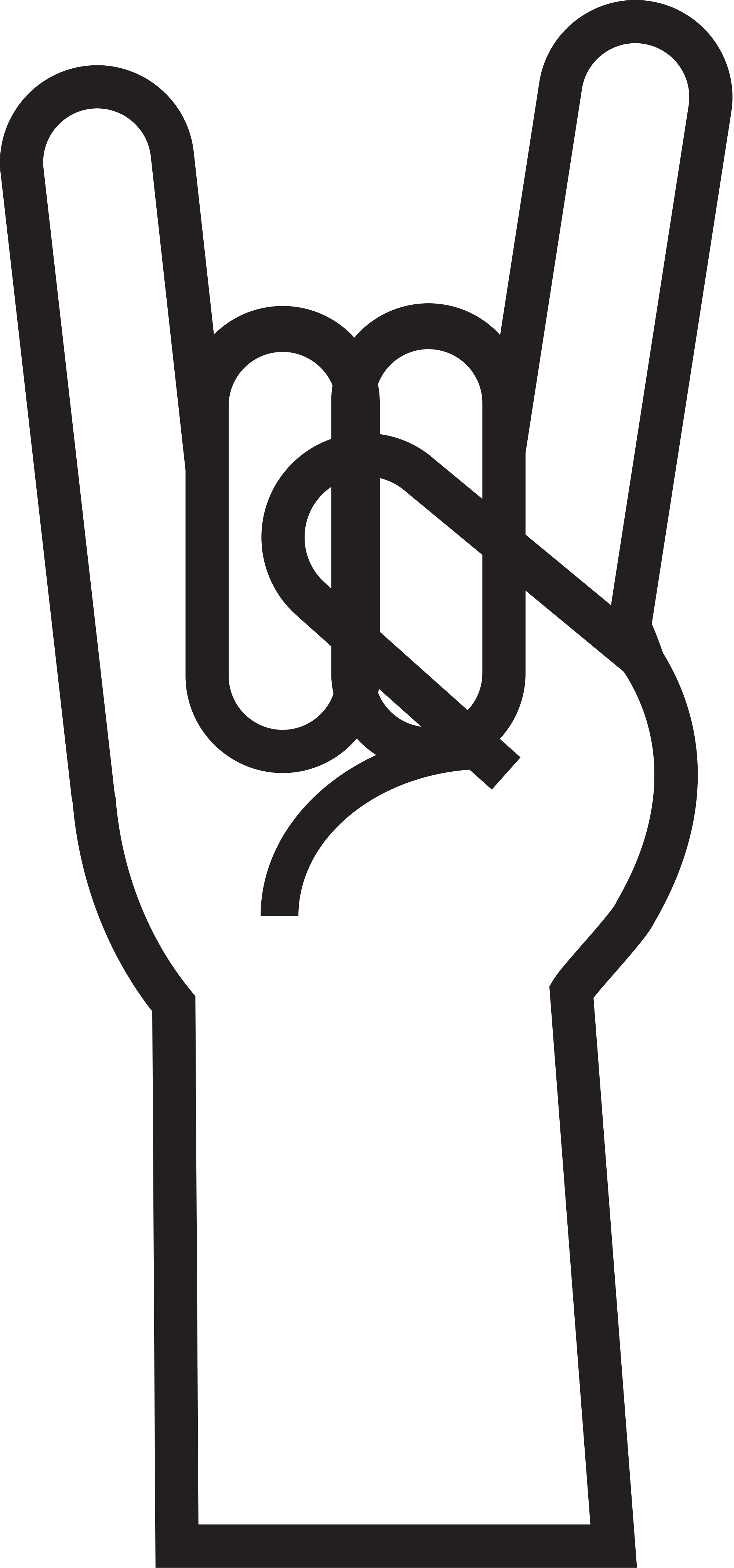 Download Open - Wall Sticker Rock Hand Sign - Full Size PNG Image - PNGkit