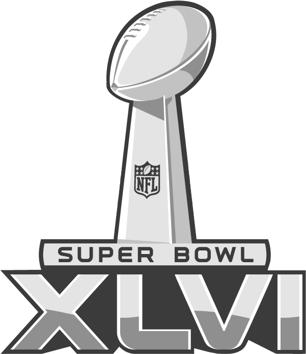 Download Super Bowl Xlvi Logo Rough - Super Bowl Xlvi Logo - Full Size ...