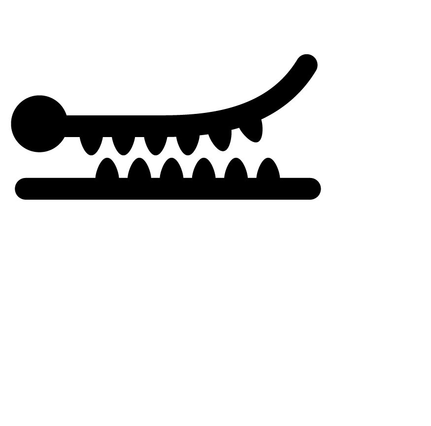 Download Fastening Attachment For Zip Puller - Velcro Icon - Full Size ...
