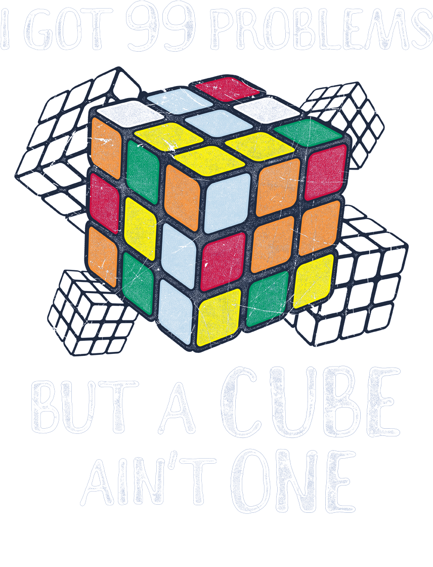 Download Rubiks Cube 99 Problems Men's Regular Fit T-shirt - Rubik's ...