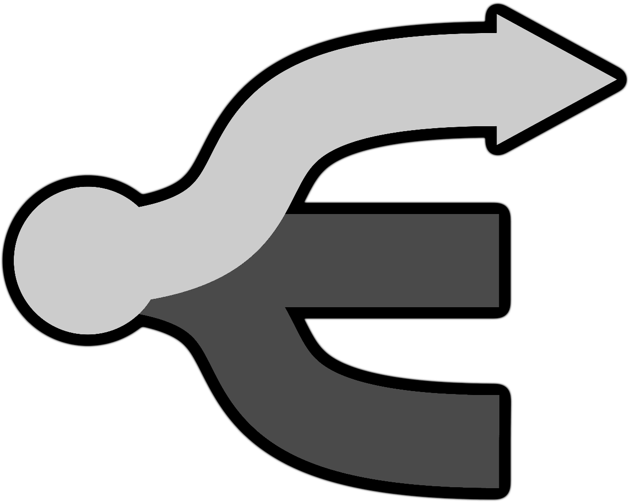 Download Disambiguation Gray Icon - Full Size PNG Image - PNGkit