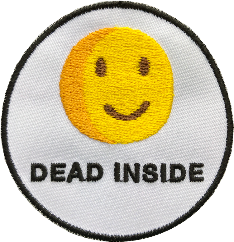 Download Dead Inside Patch By Existential Emoji - User - Full Size PNG ...