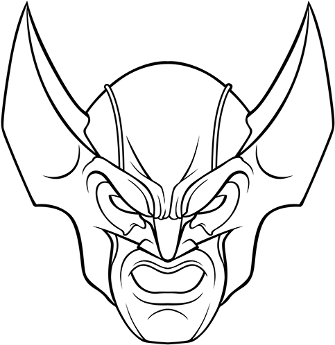 Download Wolverine - Fan Art - Line Art - Full Size PNG Image - PNGkit