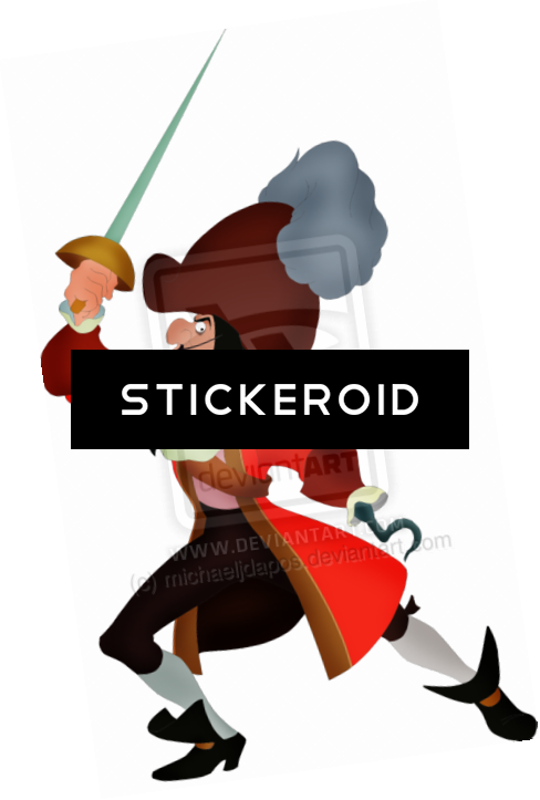 Download Captain Hook Cartoons Disney - Full Size PNG Image - PNGkit