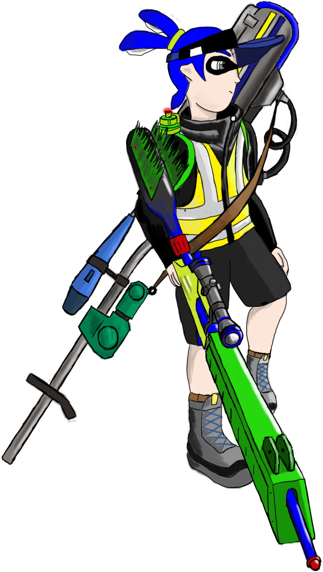 Download Splatoon 2s Next Weapons Are The Custom E Liter 4k - Splatoon ...