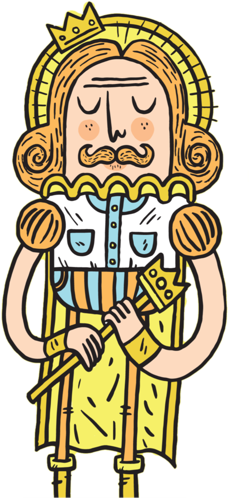 Download Golden Rey - Cartoon - Full Size PNG Image - PNGkit