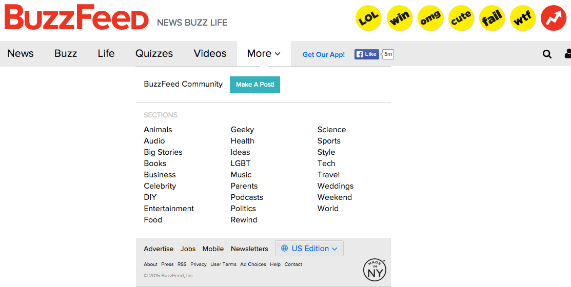 Download Tabs - Buzzfeed - Full Size PNG Image - PNGkit