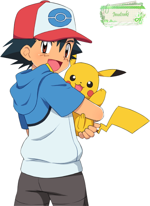 Download Ash & Pikachu Black Pokemon, Manga, Pokemon Fusion, - Ash ...