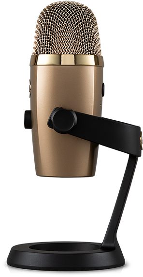 Download Blue Yeti Nano Gold - Recording - Full Size PNG Image - PNGkit