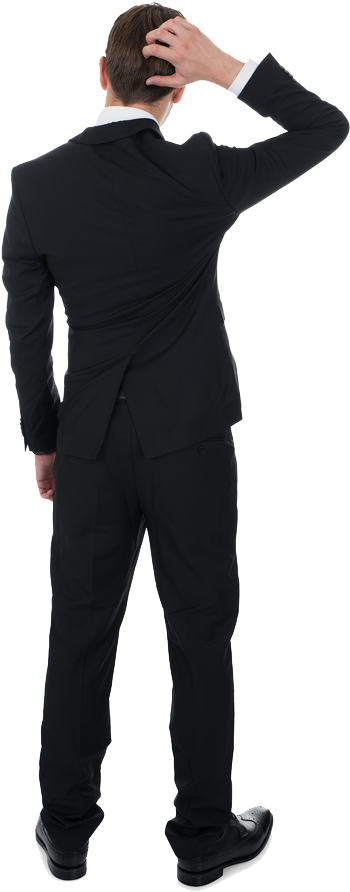 Download Apps- Too Confusing - Businessperson - Full Size PNG Image ...