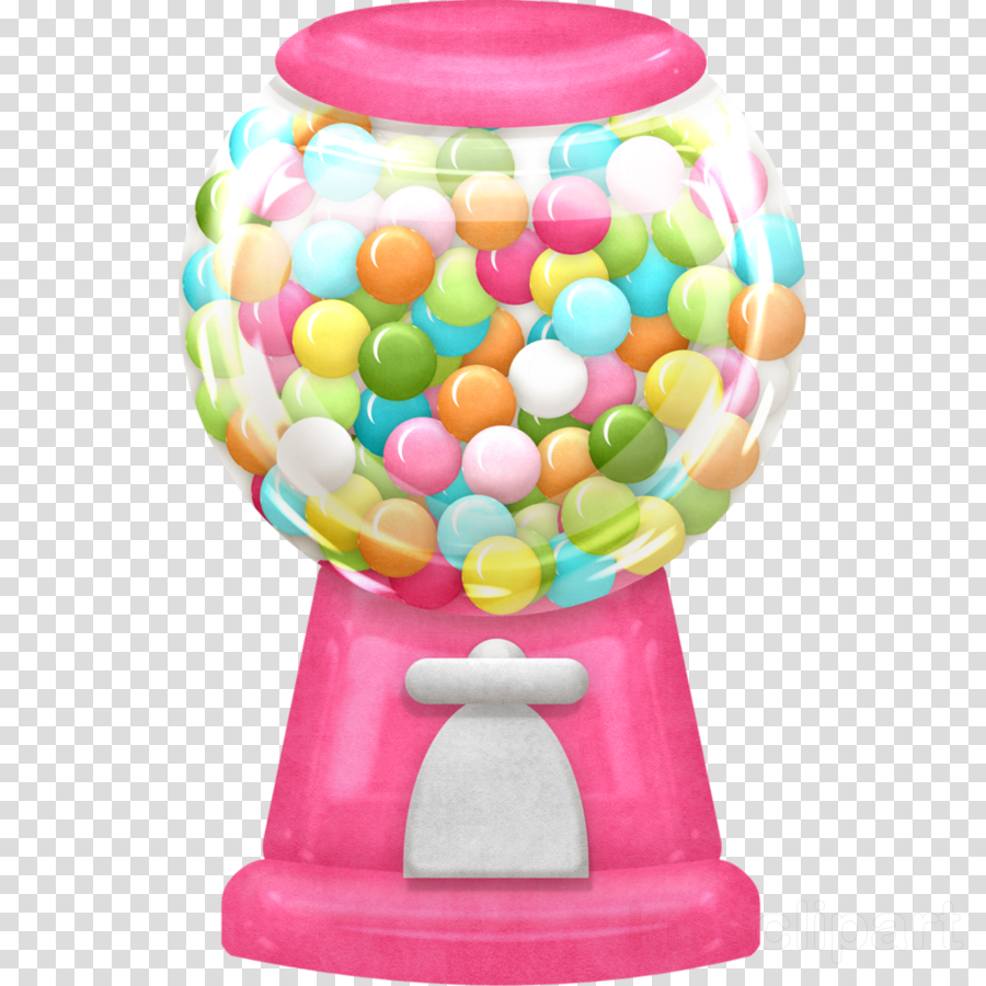 Download Gumball Machine Png Clipart Chewing Gum Gumball Machine - Pink ...