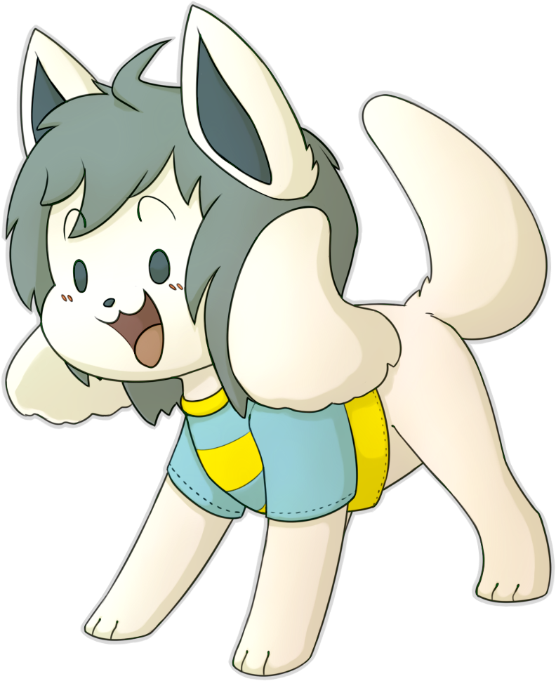 Download Undertale Cat Dog Like Mammal Mammal Vertebrate Yellow - Cat ...