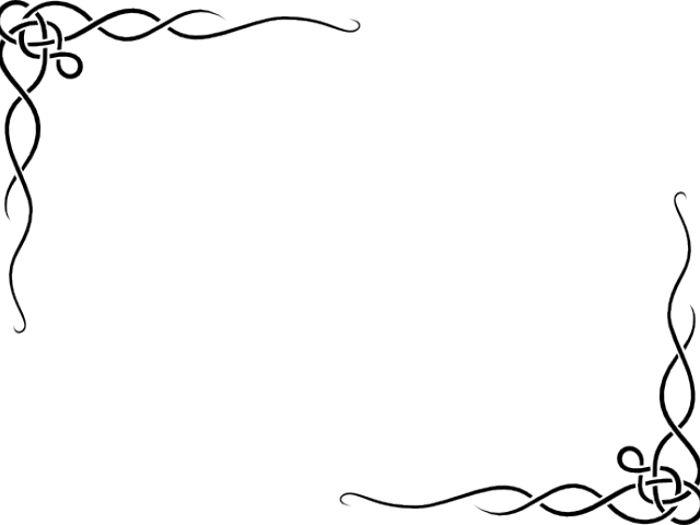 Download Black And White Border Design - Full Size PNG Image - PNGkit