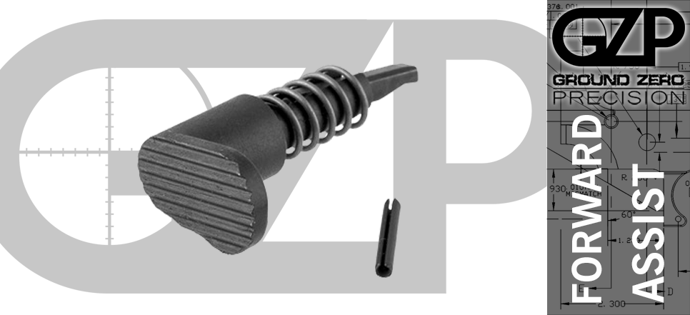 Download Teardrop Forward Assist - Ar 10 Fde Buffer Tube - Full Size ...