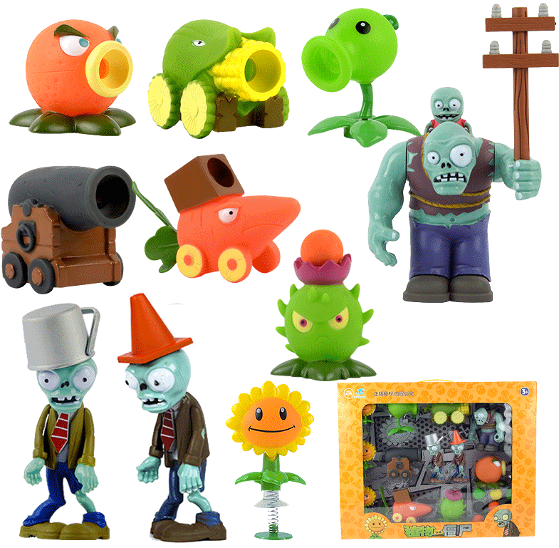 Download Zombies Toys 2 Complete Sets Pea Shooters Pirates Cannons ...