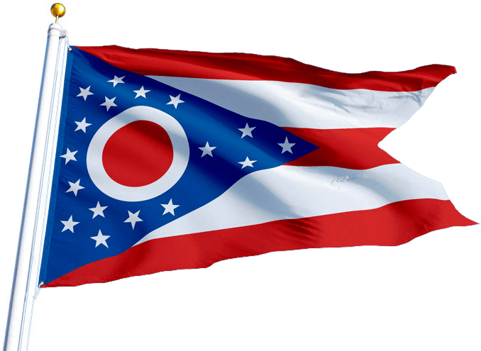 Download Ohio - Ohio State Flag Png - Full Size PNG Image - PNGkit